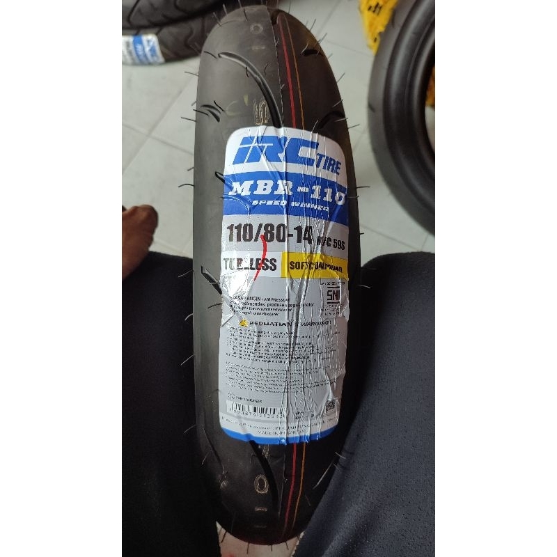 Jual ( RING 14 ) IRC MBR-110 TL 110/80-14 SOFT COMPOUND FREE PENTIL DAN ...