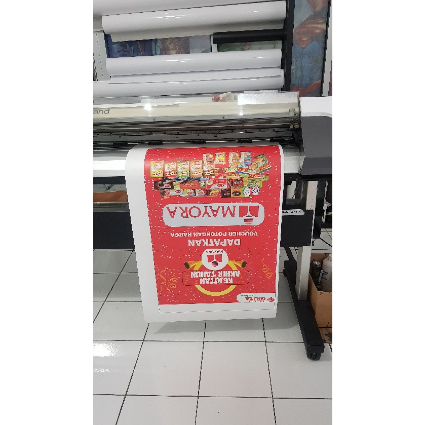 Jual STICKER LABEL VYNIL STICKER PLASTIK - PUTIH/TRANSPARAN - PUTIH ...