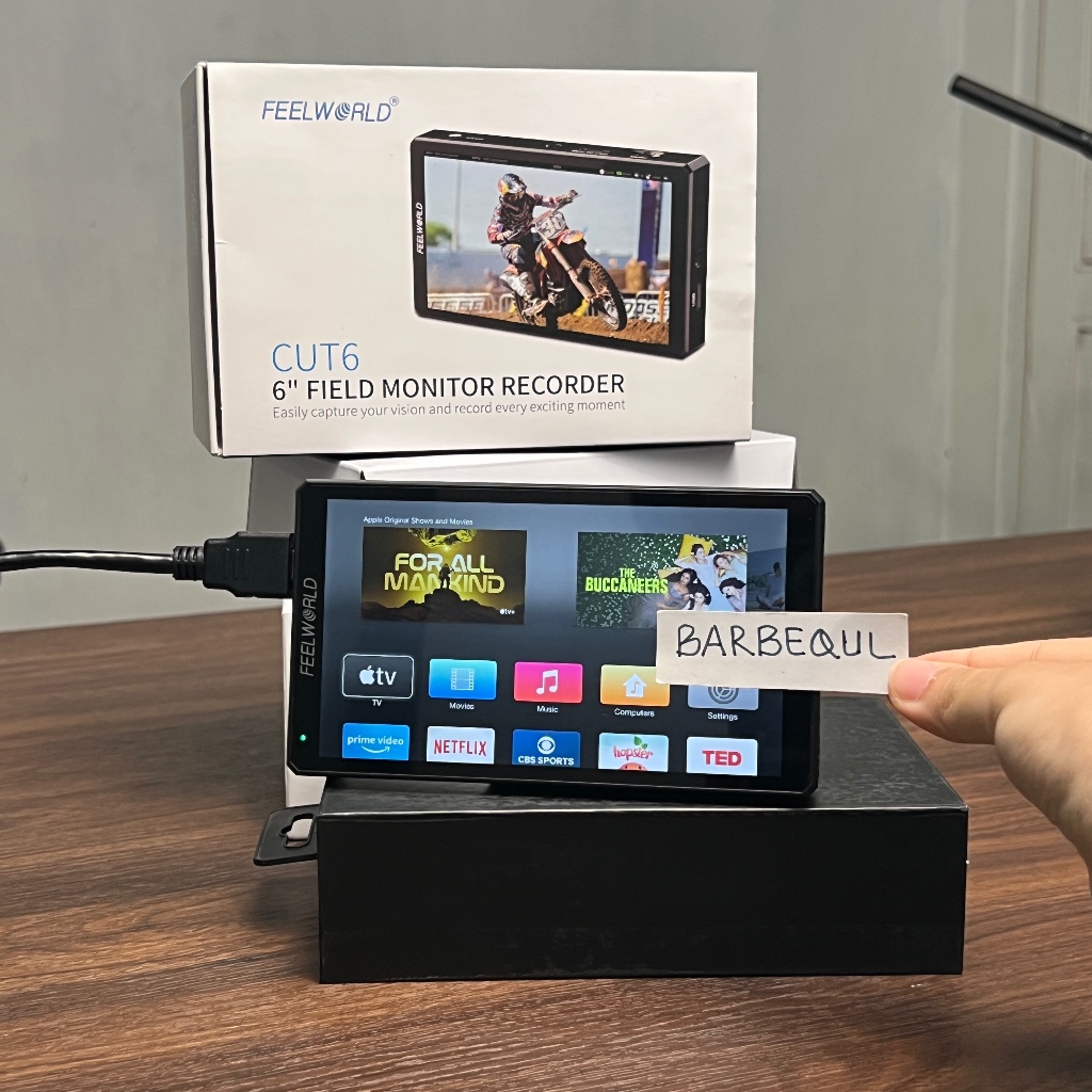 Jual FeelWorld CUT6 6" 4K HDMI Touchscreen Recorder/Monitor | Shopee ...