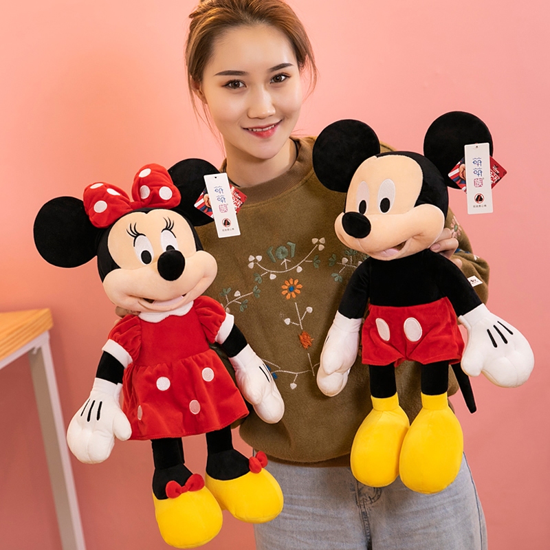 Jual Boneka Miki Mini / Boneka Mickey Mouse Minnie Mouse Ukuran Besar ...