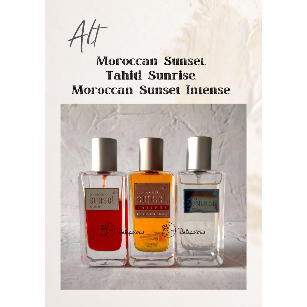 Jual Decant - Alt Perfumery - Moroccan Sunset Intense, Tahiti Sunrise ...