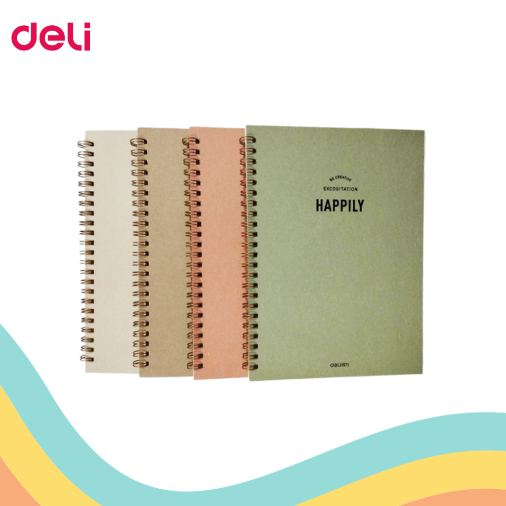Jual NOTES SPIRAL DELI LA-560 RETRO (1 PCS) | Shopee Indonesia