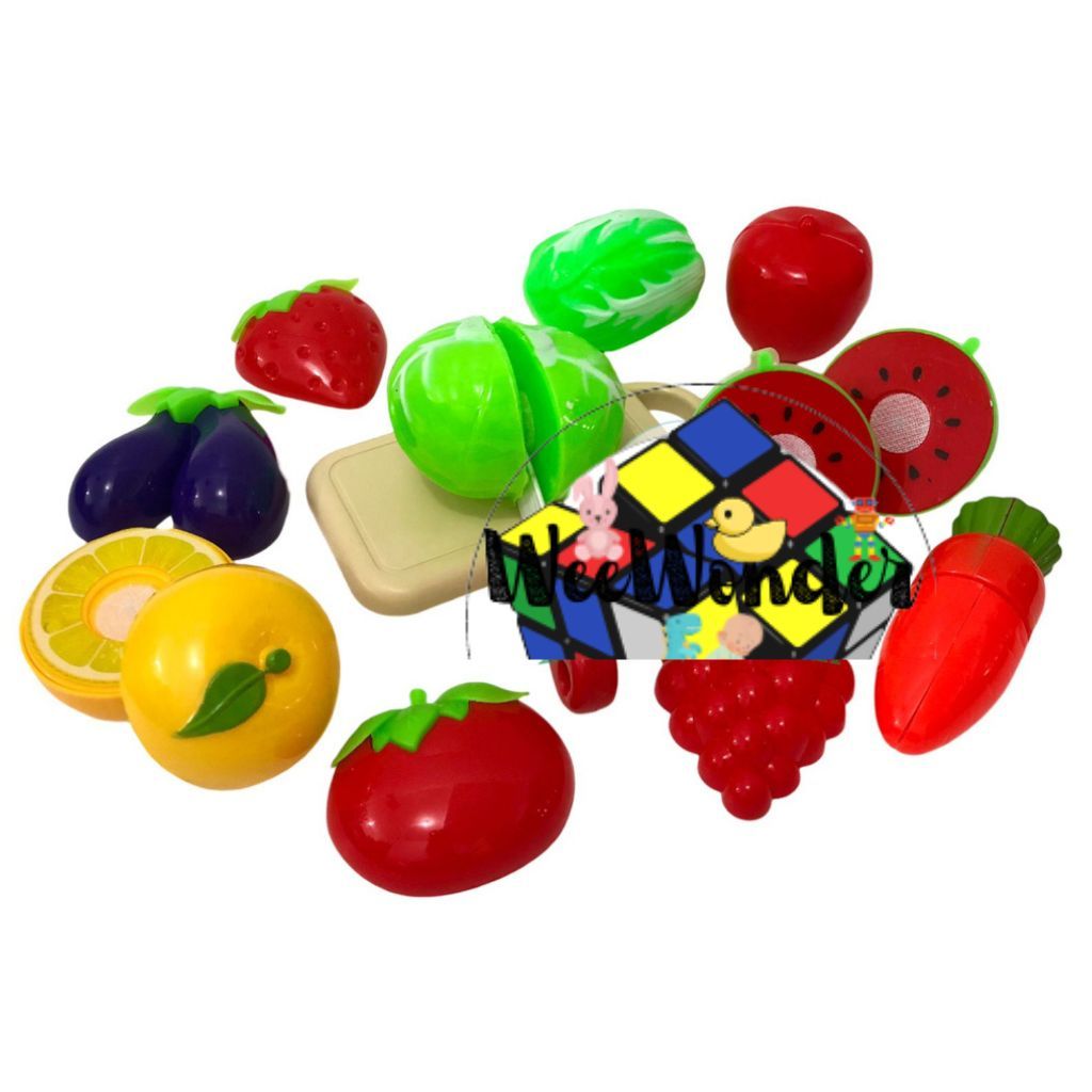 Jual mainan edukasi anak potong buah dan sayur master chef junior ...