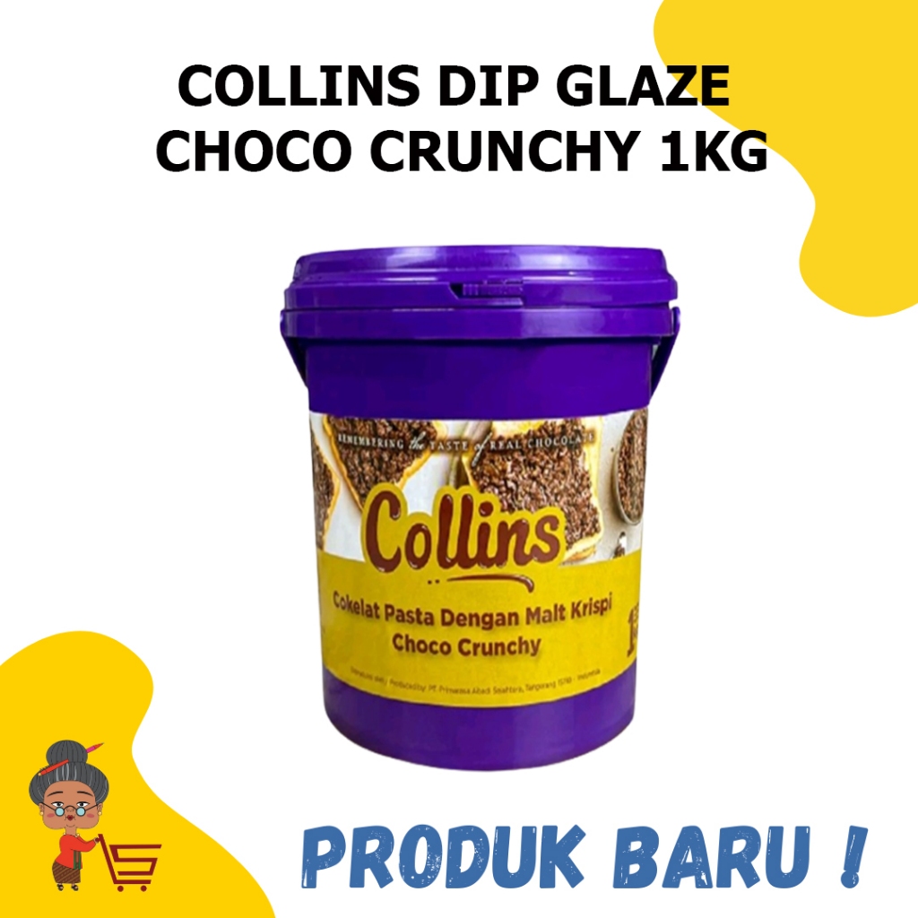 Jual COLLINS DIP GLAZE CHOCO CRUNCHY 1KG / COLLINS DIP GLAZE CHOCO ...