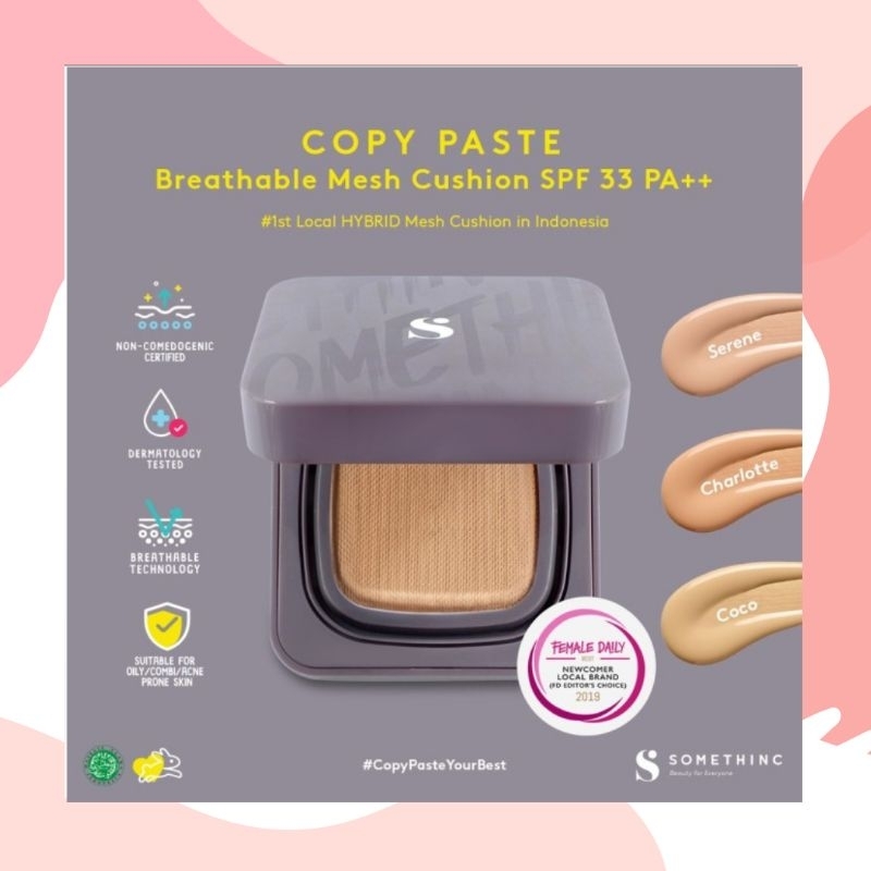 Jual SOMETHINC COPY PASTE BREATHABLE CHUSION SPF 33PA+++ | Shopee Indonesia