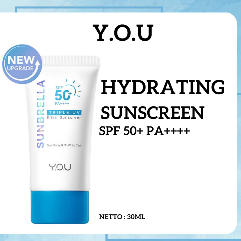 Jual YOU SUNBRELLA TRIPLE UV ELIXIR SUNSCREEN SPF50+ PA+++ 30ml | Shopee Indonesia