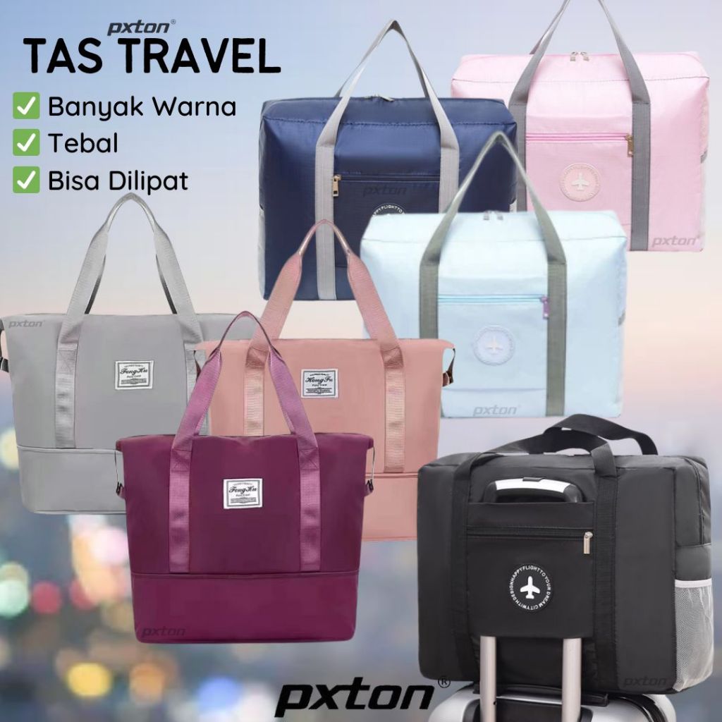 Jual Tas travel besar lipat / TAS DUFFEL LIPAT / hand carry anti air ...