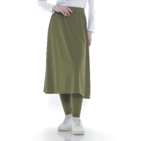 Jual Legging Rok Panjang Olahraga Wanita Skirt Sport Jogging Renang ...