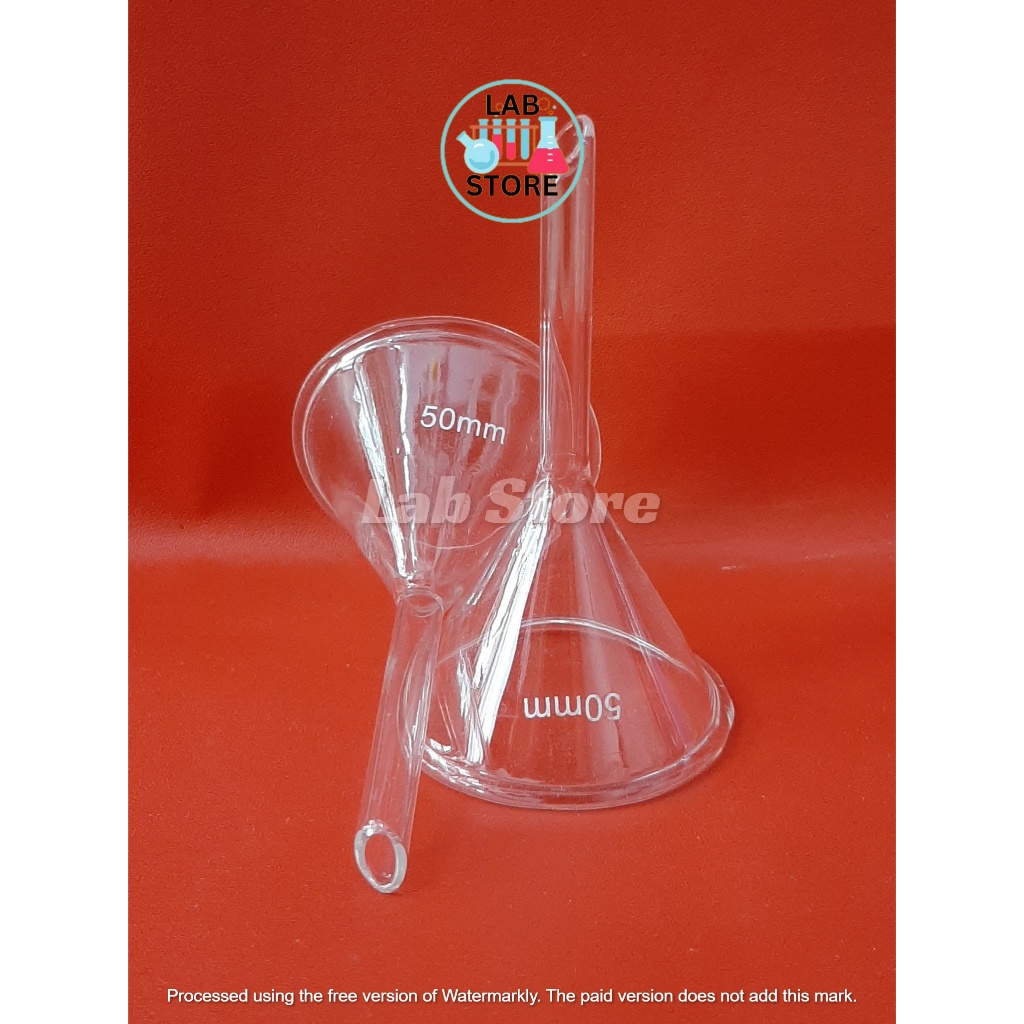 Jual Corong Kaca / Funnel Glass Diameter 50 mm | Shopee Indonesia