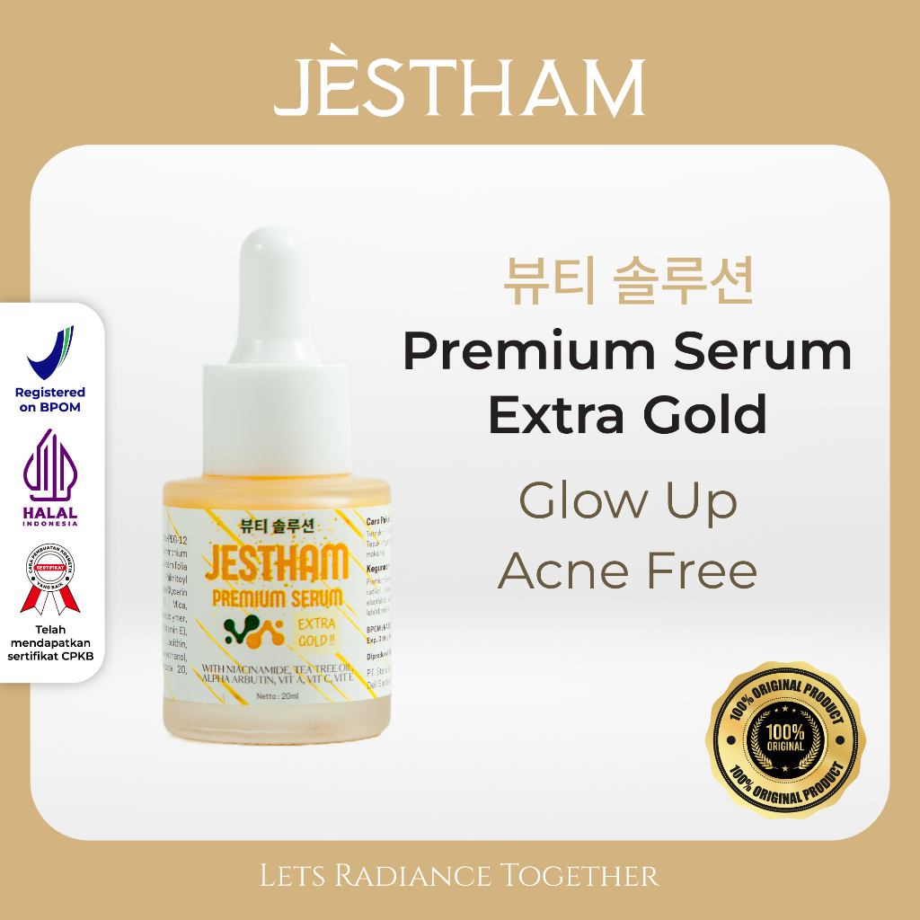 Jual Jestham Serum Premium Gold | Shopee Indonesia