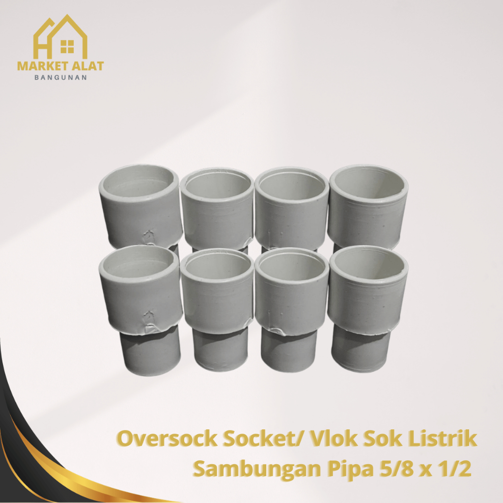 Jual Overloop / Oversock Socket Listrik 5/8 x 1/2 Sock Soket Sambungan ...