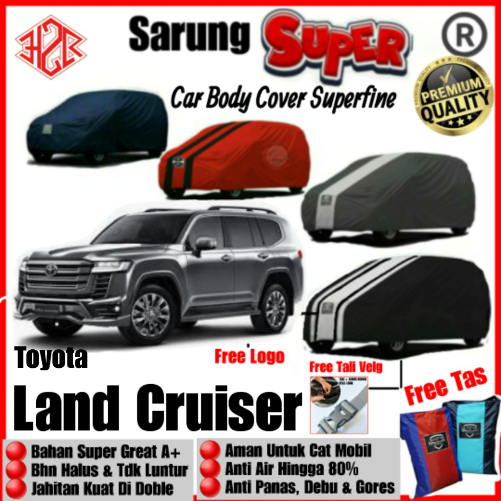 Jual Cover Mobil Toyota Land Cruiser, Bahan Polyester Premium Dan ...