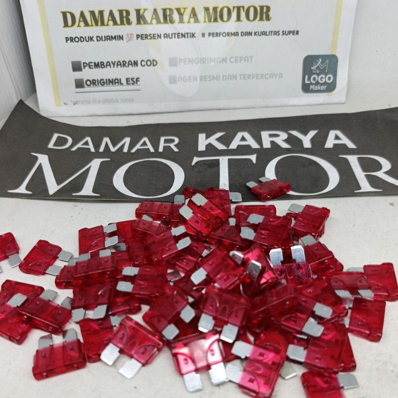 Jual FUSE / SKRING TANCEP TIPE BESAR 10 AMPERE ORIGINAL | Shopee Indonesia