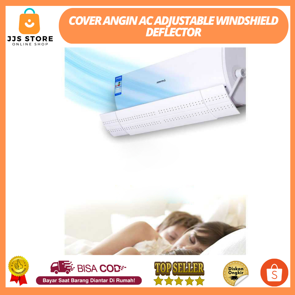 Jual Cover Angin AC Adjustable Windshield Deflector 113x16cm - WB650 / Penahan Hembusan Angin Ac ...