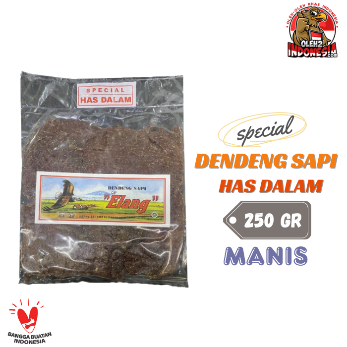 Jual Dendeng Daging Sapi Kering Has Dalam Cap Elang Manis Asli Khas ...