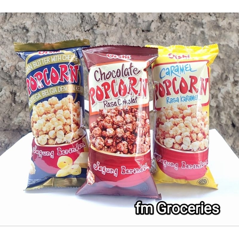 Jual Oishi Popcorn Caramel 20 gram isi 5 pcs | Shopee Indonesia