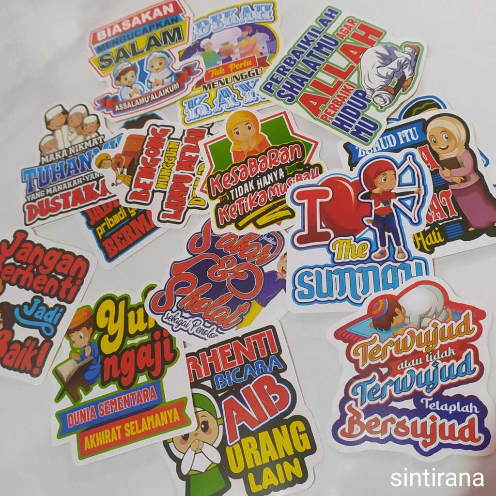Jual Stiker Kartun Islam Stiker Muslim HIJAB | Shopee Indonesia