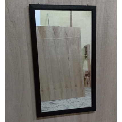 Jual Kaca Cermin 65 x 40 ( Hitam / Putih ) Frame Aluminium | Shopee ...