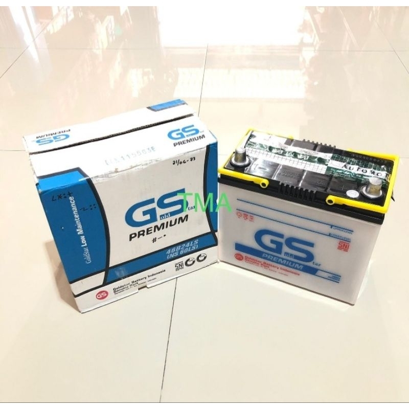 Jual Aki/Battery GS NS60LS Innova Bensin Vios Yaris Crv Hrv Basah ...
