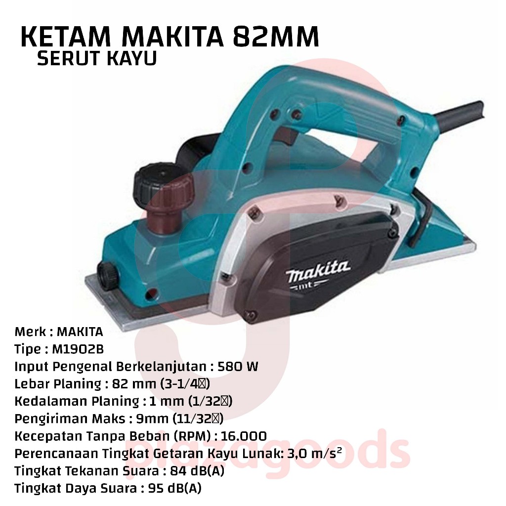 Jual GROSIR TERMURAH SKAP PLANNER MAKITA M1902B M1902 B M 1902B ASLI ...
