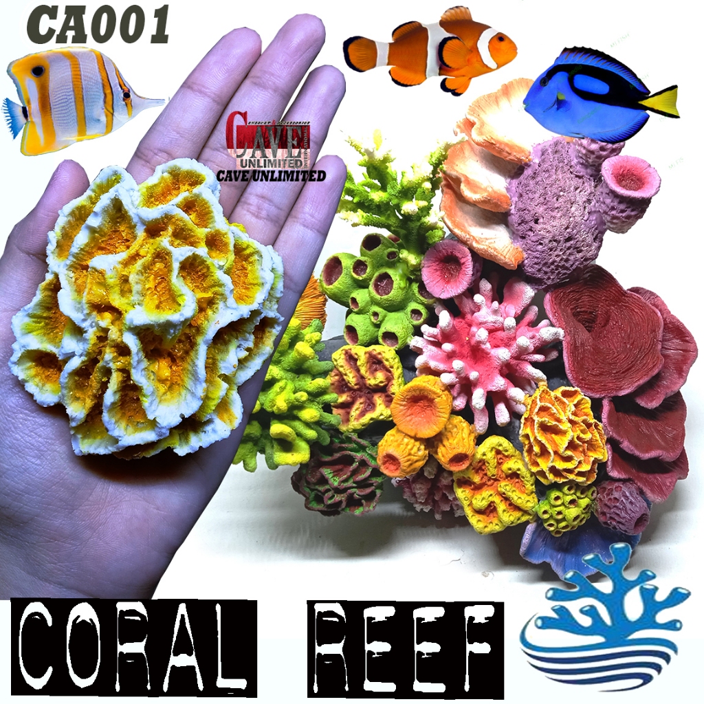Jual CA001 CORAL KARANG ARTIFICIAL RESIN TERUMBU KARANG BUATAN HIASAN ...