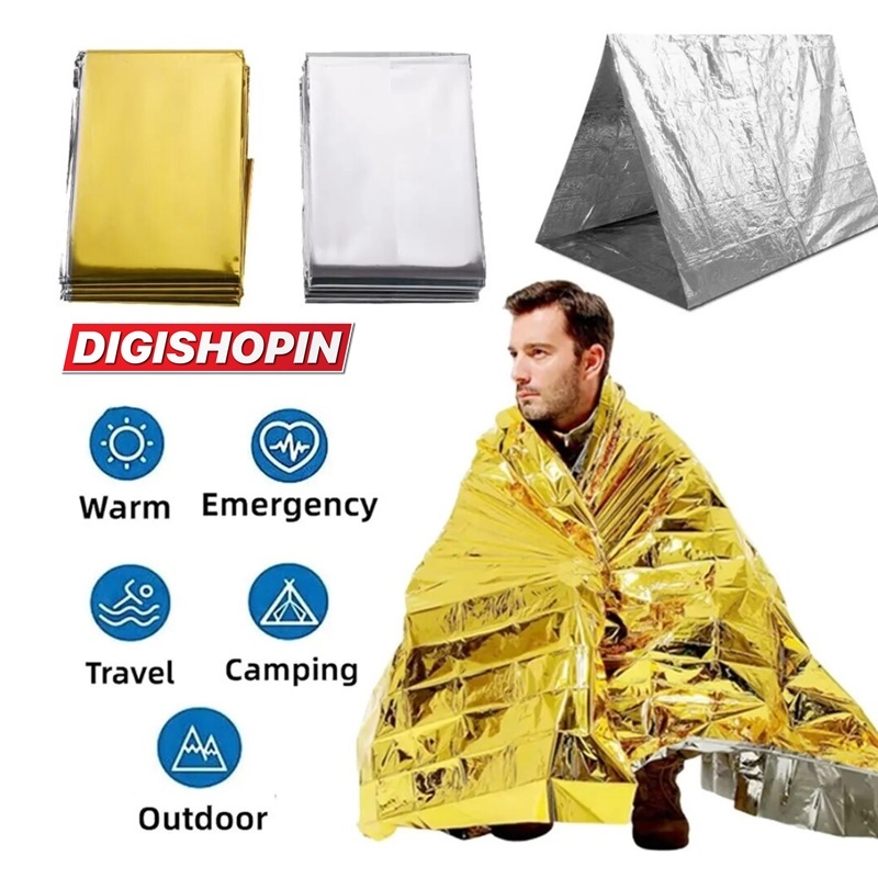 Jual Selimut Darurat Emergency Blanket Thermal Insulation / Selimut ...
