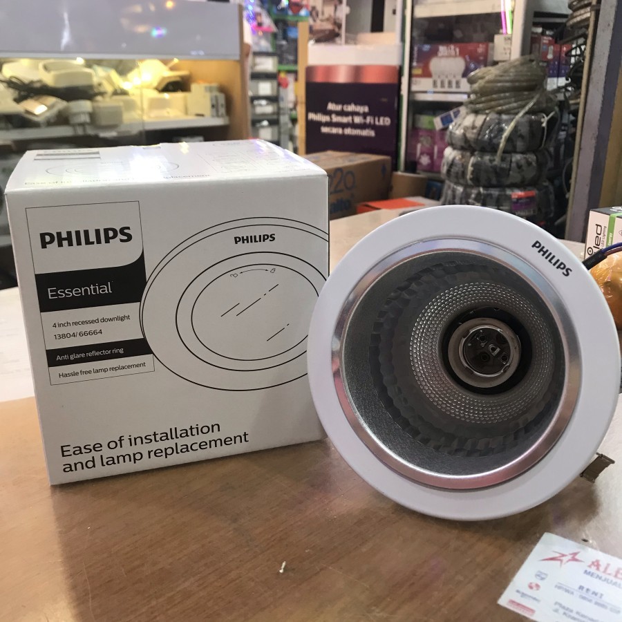 Jual FITTING PHILIPS DOWNLIGHT 66663 Recessed White Rumah Lampu 3.5 ...
