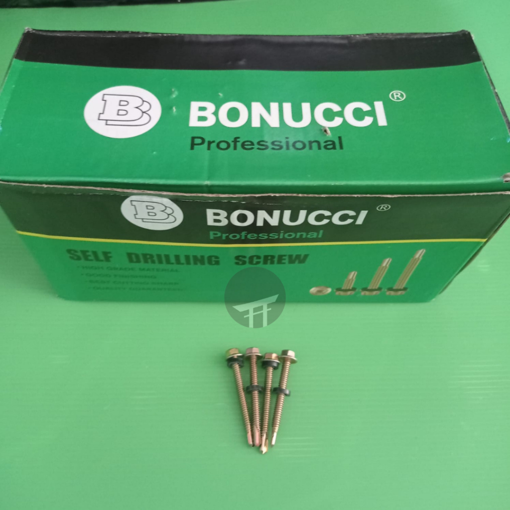 Jual Baut Roofing Kuning Lapis Karet / Skrup Roofing Sekrup Baut gemuk ...