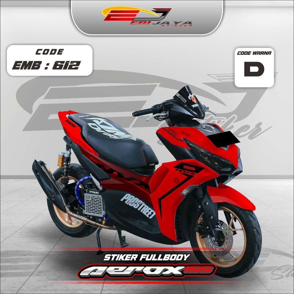 Jual STIKER DECAL FULL BODY MOTOR AEROX 155 VARIASI-STIKER DECAL FULL ...