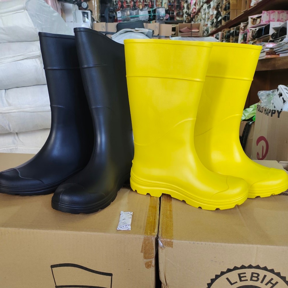 Jual Sepatu Boots Hujan merk BRUCE BOOTS untuk Pria Wanita bahan Karet ...