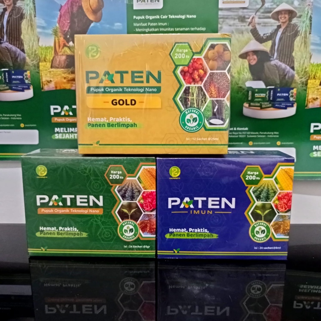 Jual PUPUK PATEN ORGANIK TEKNOLOGI NANO 1 BOX (24 SACHET ) PUPUK PATEN ...
