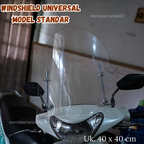 Jual Windshield Ukuran 40cm x 40cm Standar Windshield Beat Windshield ...