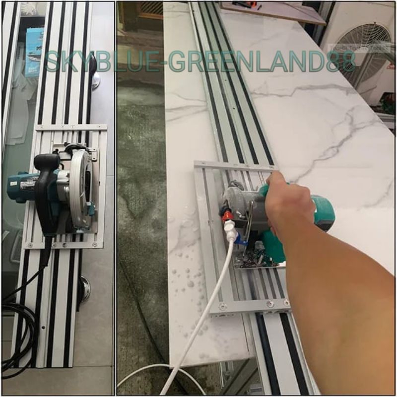 Jual W-NEW Plunge Saw Circular Saw Track Rail W NEW Guide Rail 1400mm ...