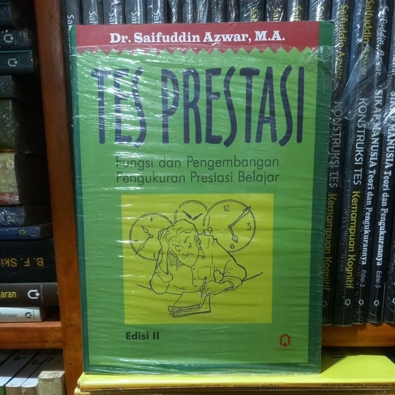 Jual buku tes prestasi Saifuddin Azwar | Shopee Indonesia