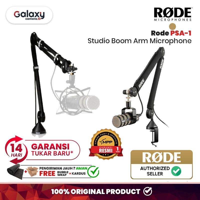Jual Rode PSA1 Studio Boom Arm for Broadcast Microphone Rode PSA 1 ...