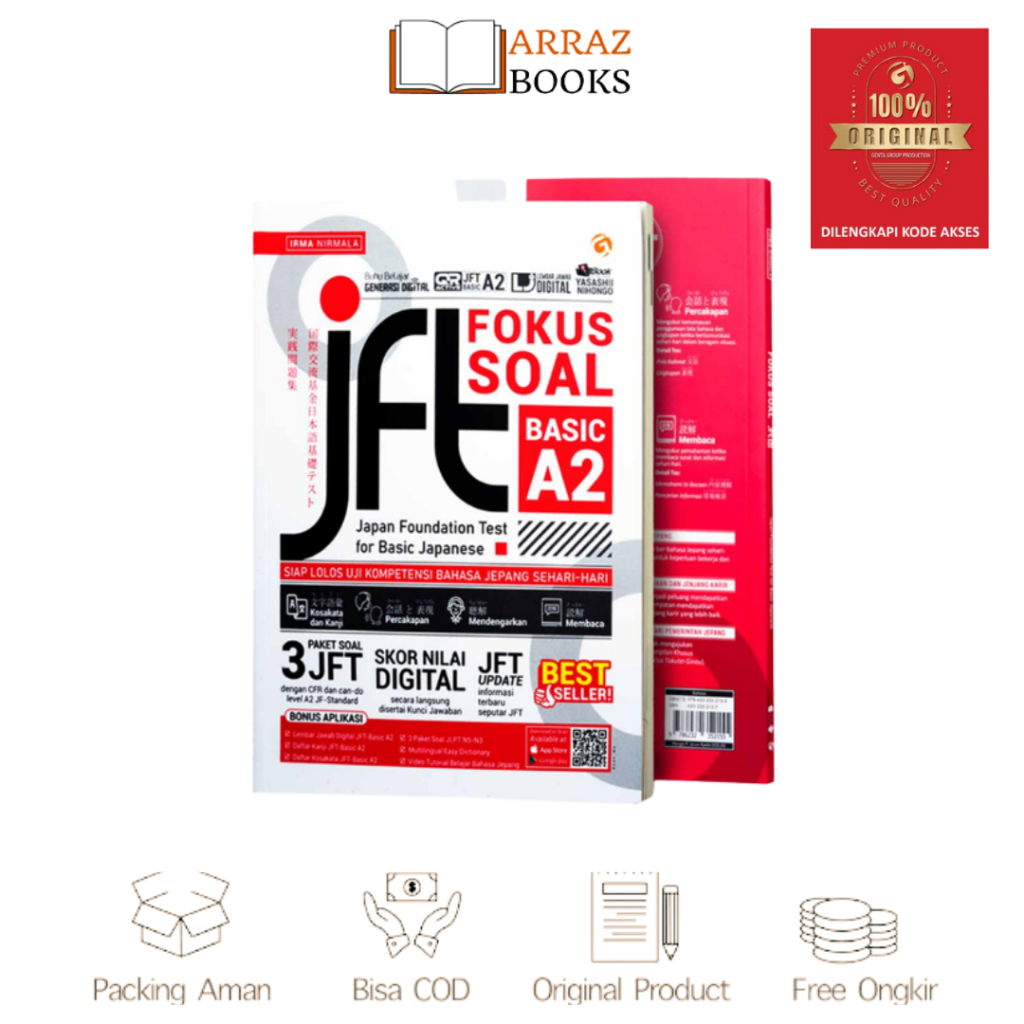 Jual BUKU BAHASA JEPANG - FOKUS SOAL JFT BASIC A2 | Shopee Indonesia