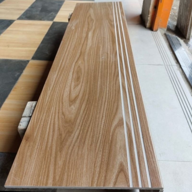 Jual Granit lantai anak tangga stepnosing bevel motif kayu dopp matt ...