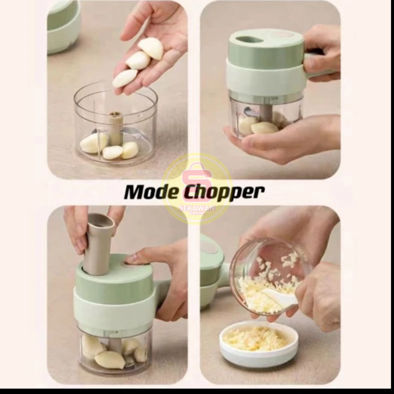 Jual Chopper Portable Multifungsi / Blender Chopper 3 in 1 / Blender ...