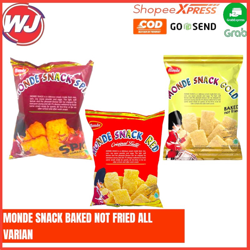 Jual MONDE SNACK BERAS ALL VARIANT | Shopee Indonesia