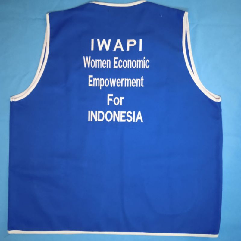 Jual Iwapi Indonesia Outer Blazer Seragam Biru (BORDIR LANGSUNG ...