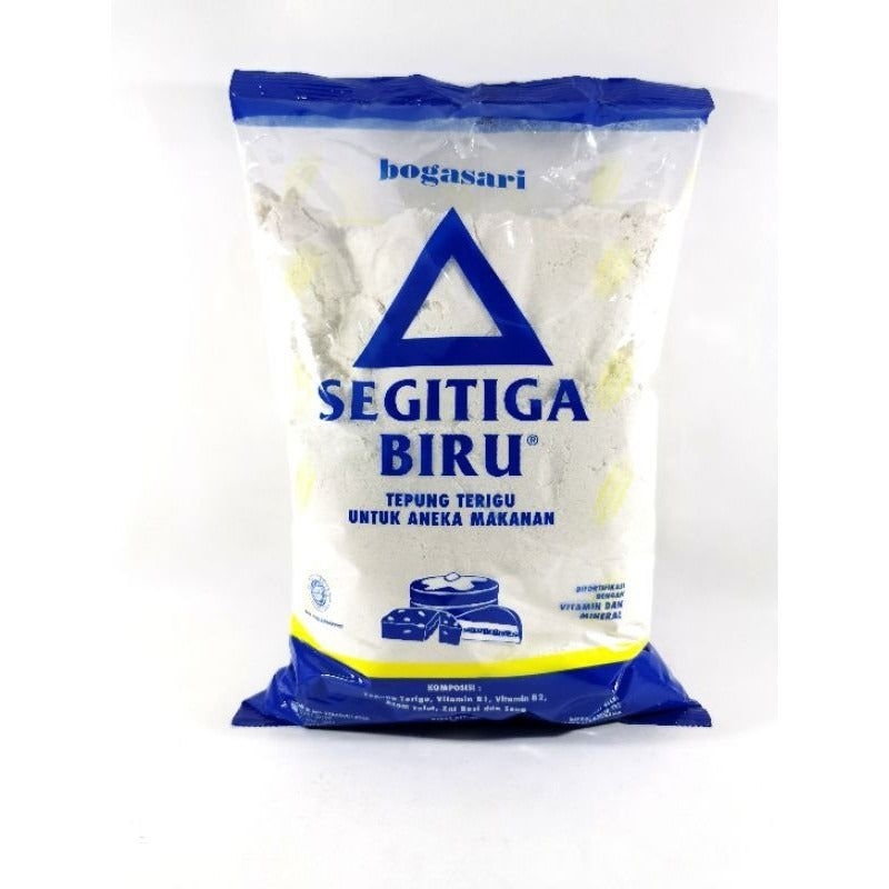 Jual TEPUNG TERIGU SEGITIGA BIRU 1KG / SEGITIGA KEMASAN 1KG / SEGITIGA ...