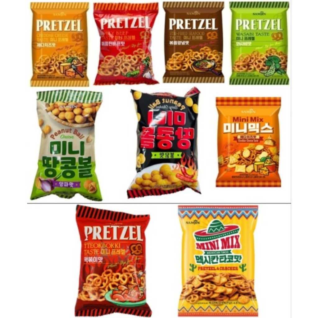 Jual Samjin Pretzel Korean Snack Import Halal 85gr | Shopee Indonesia