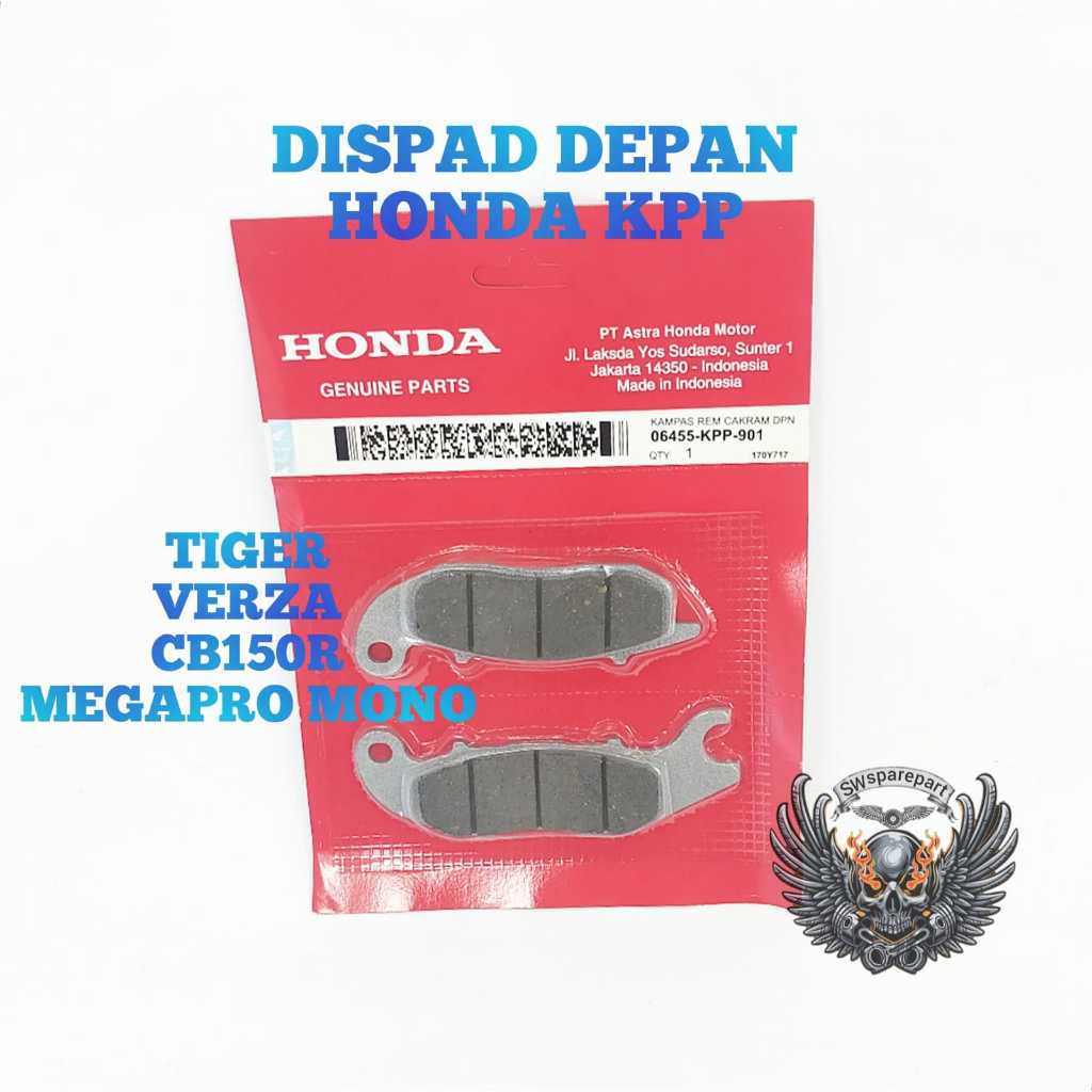 Jual DISPAD KAMAPAS REM DEPAN HONDA AHM TIGER KUALITAS ORIGINAL HONDA ...