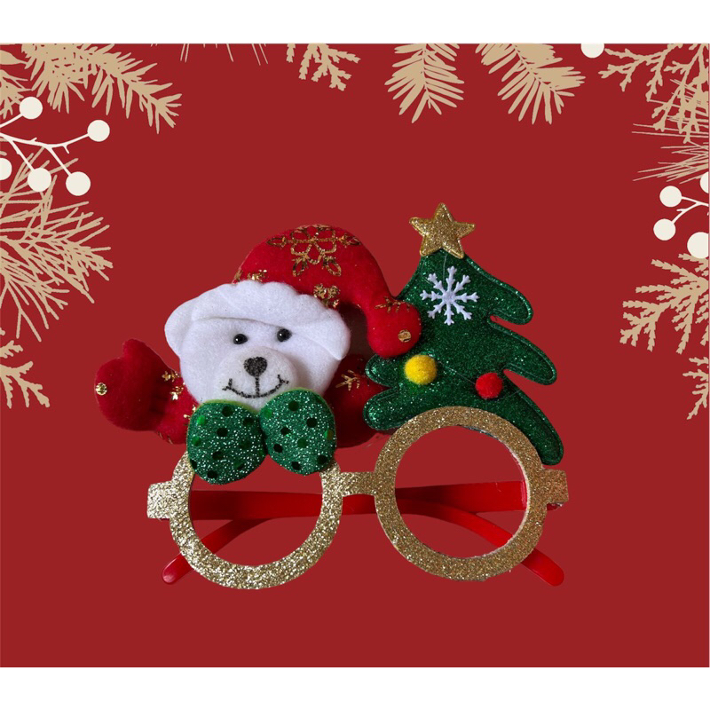 Jual kacamata natal / kacamata santa / kacamata tanduk rusa / kacamata ...