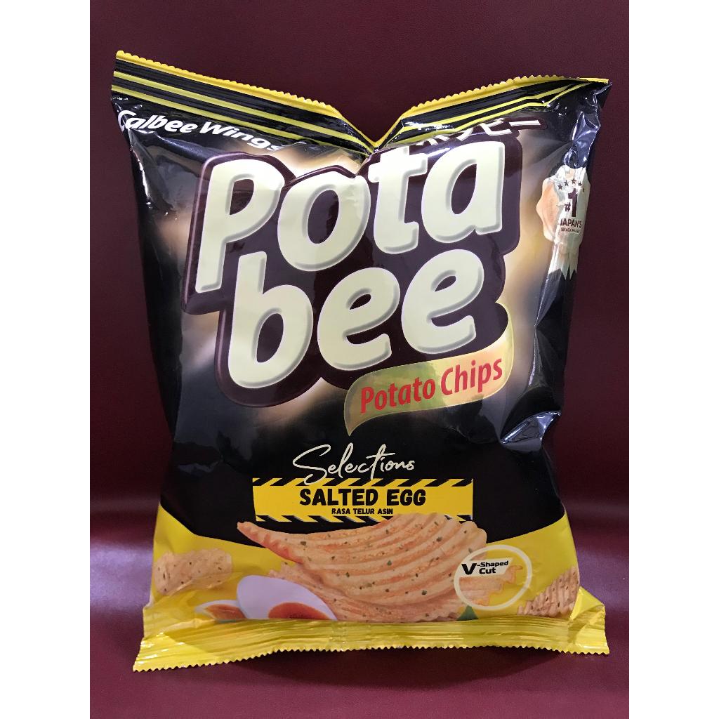 Jual Potabee Potato Chips Rasa Salted Egg 68g - Kripik Kentang Rasa ...