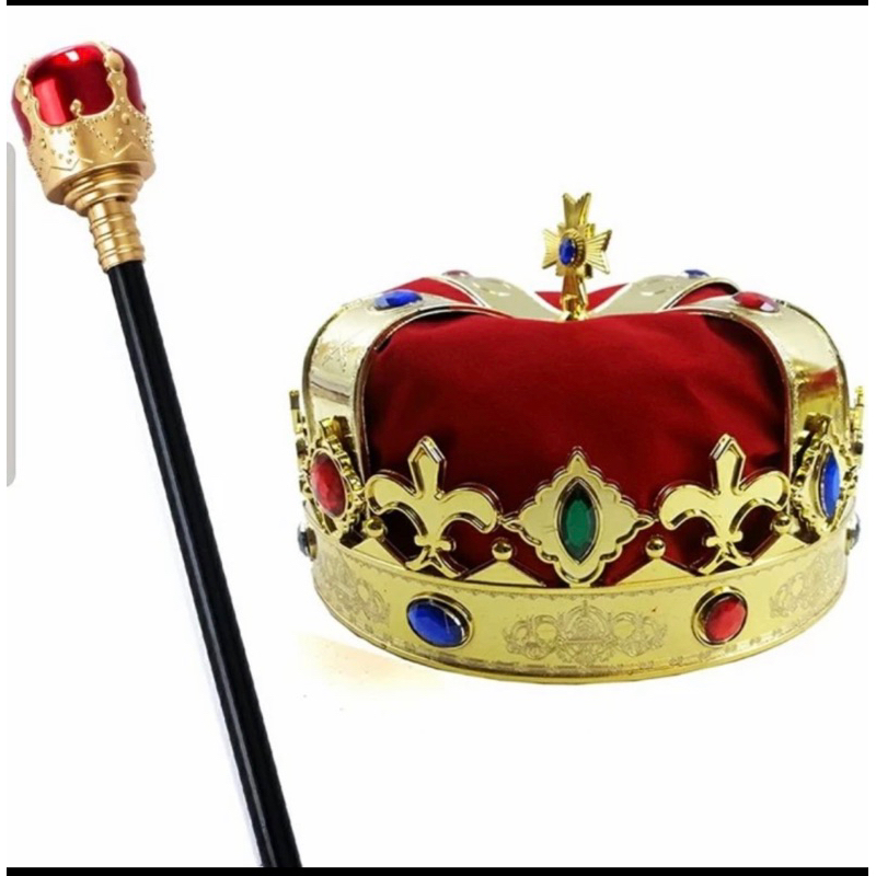 Jual mahkota anak raja | topi mahkota raja | crown kings hat costume ...