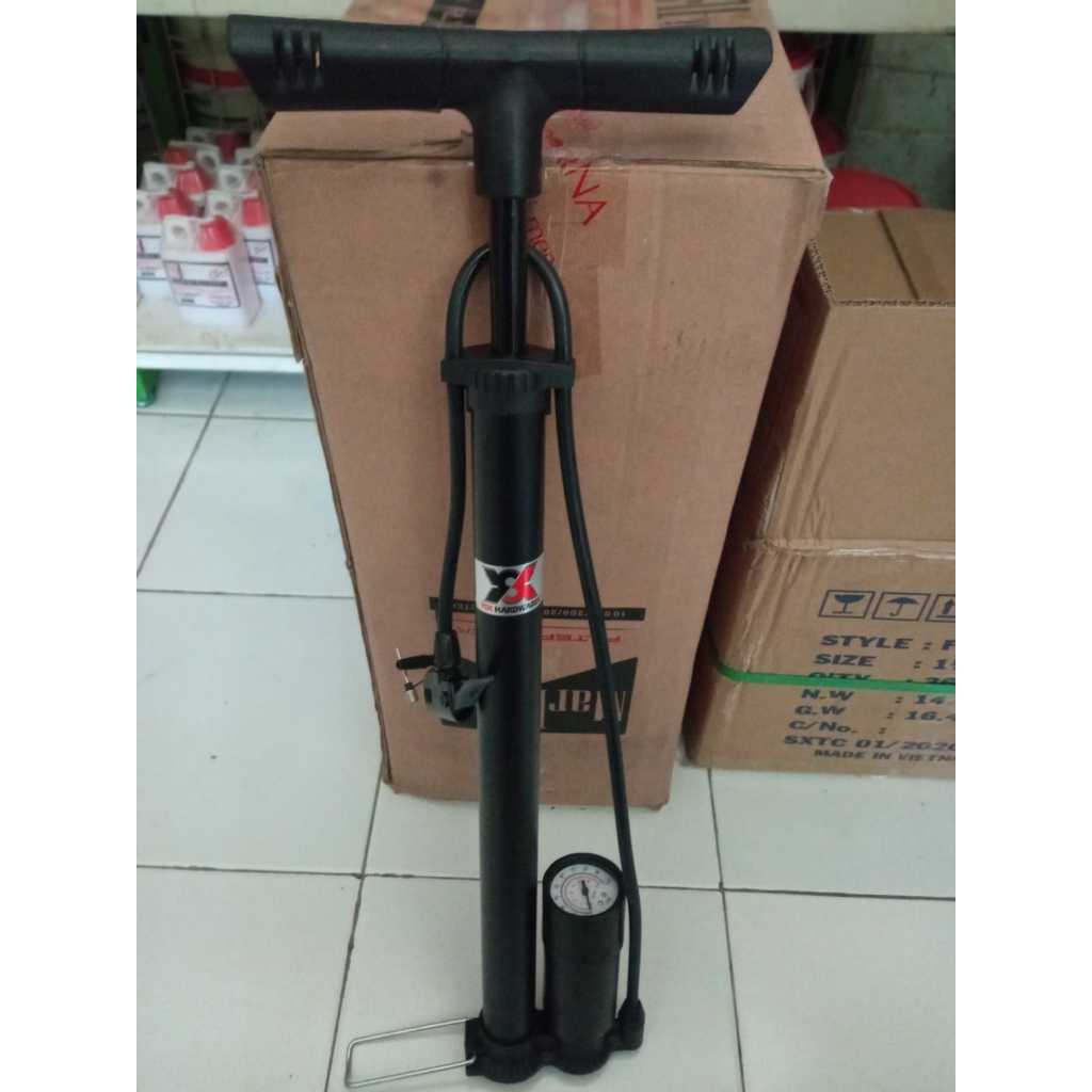 Jual Pompa Sepeda Angin Hitam YSK / Pompa Angin / Pompa Ban Angin ...