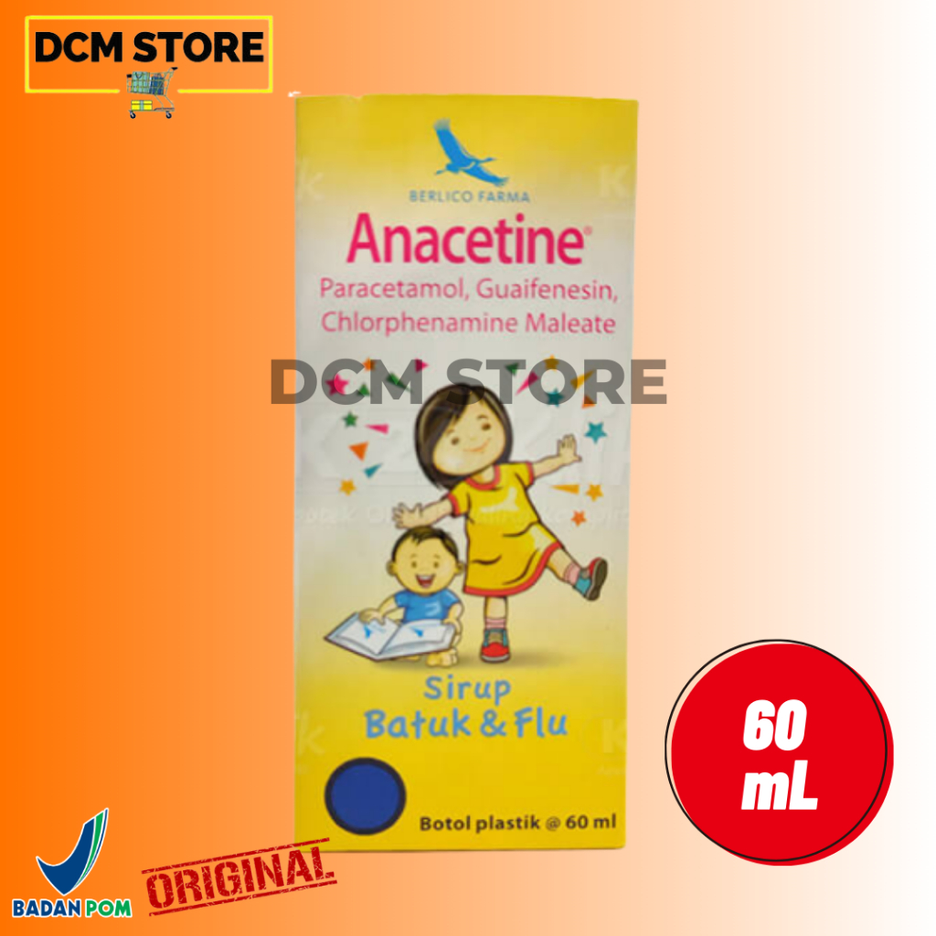 Jual ANACETIN SIRUP 60 ML\ OBAT BATUK FLU | Shopee Indonesia