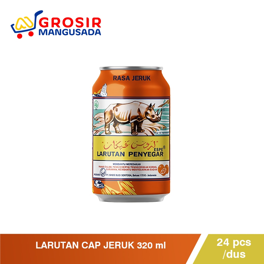 Jual Larutan Penyegar Cap Badak Jeruk 320ml Harga Grosir 24 pcs | Shopee Indonesia