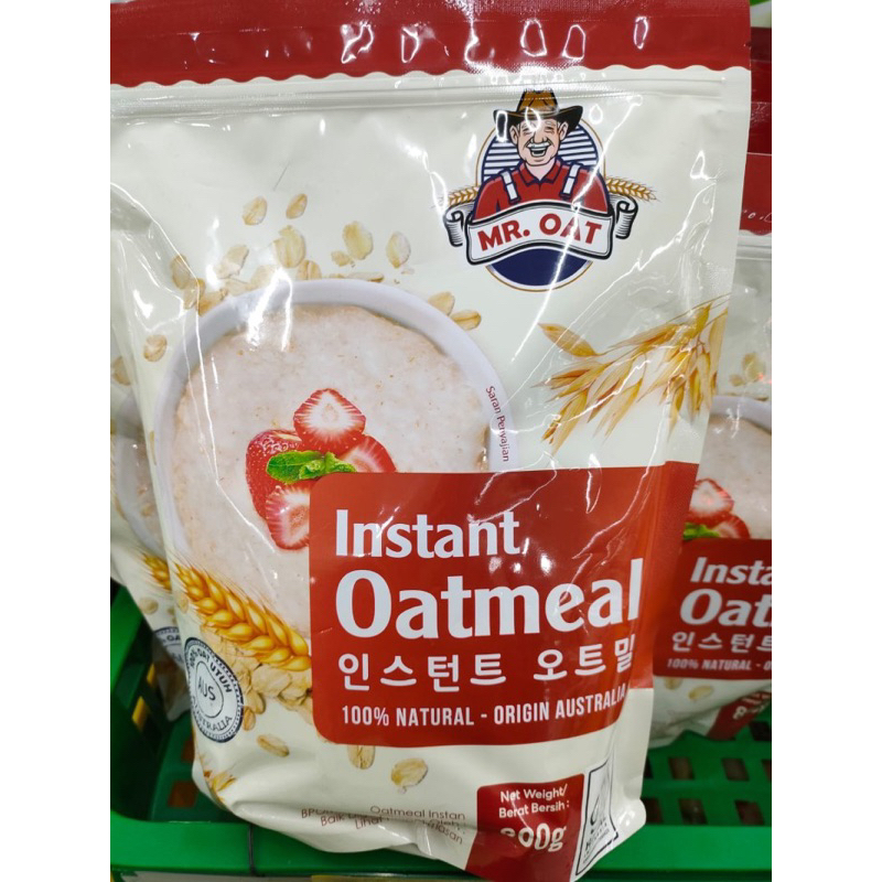 Jual MR. OAT Instant Oatmeal 100% Natural isi 800gr | Shopee Indonesia